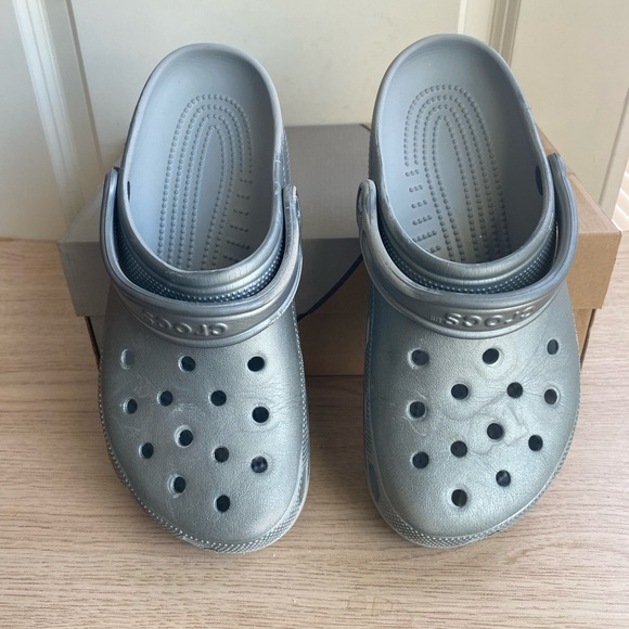 CROCS | Shoes | Crocs Grey M 8 W | Poshmark